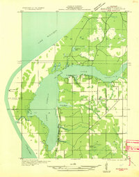 1931 Map of Manistee SW, Mason County, MI — High-Res | Pastmaps